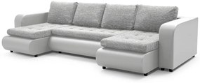 Casarredo - Komfort nábytek Rozkládací sedací souprava do U PETRONELI s úložným prostorem, Soft 17/Lawa 9
