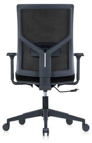 Dalenor Kancelářská židle Snow Black, textil, černá