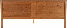 Postel, borovicové dřevo v odstínu dub, 180x200, PROVO NEW Kondela 0000400849
