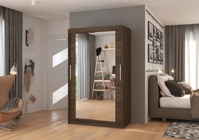 ADRK Furniture Skříň posuvná se zrcadlem TIBAGO 120 ADRK-SW-TIB-CH-120