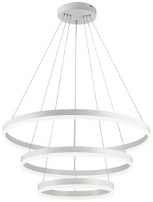 Toolight - LED stropní svítidlo Vegas 20+40+60 + dálkové ovládání, bílá, OSW-07857