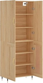 Skříň highboard dub sonoma 69,5 x 34 x 180 cm kompozitní dřevo 3195774