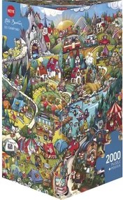 HEYE Puzzle Jeďte tábořit! / 2000 dílků / 97 x 69 cm