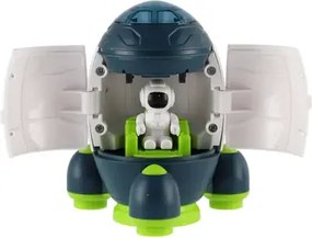 Raketoplán s kosmonautem na setrvačník 2v1 / Hračka / otočení 360° / 2