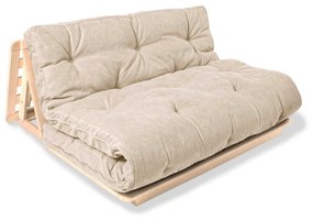 Rozkládací futonová pohovka LAYTI 02 140 cm z - výběr z 9 provedení