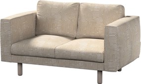 Potah na pohovku IKEA Norsborg 2-místná barva béžová látka pletený vzor, vzorované