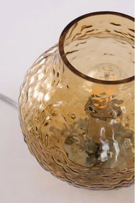 Jantarová skleněná stolní lampa (výška 15 cm) Breen – Jotex