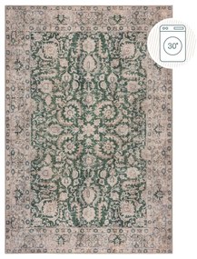 Zelený pratelný koberec 152x230 cm Beau Floral – Flair Rugs