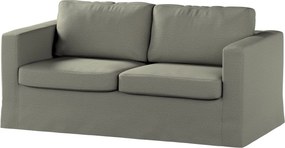 Potah na pohovku IKEA Karlstad 2-místná , nerozkládací, dlouhý barva šedá látka pletený vzor