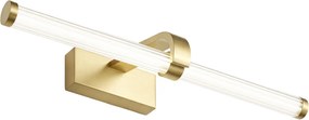 Toolight Toolight, LED nástěnné svítidlo 40cm, 9W, 4000K, 1000lm, APP1885-1W, zlatá matná, OSW-66040