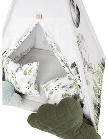 lovel.cz Dětský stan teepee Forest wolf + podložka + 4 polštáře