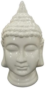 Keramická figurka hlavy Buddhy, 26 cm