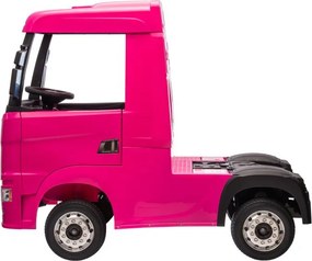 LEAN CARS Elektrické auto na baterie Scania 500R HL698 růžové 4x4