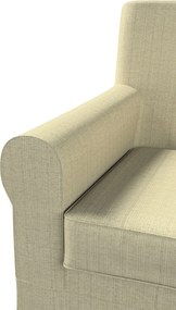 Potah na křeslo IKEA Ektorp Jennylund barva béžová látka pletený vzor