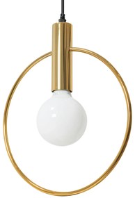 Toolight, Stropní svítidlo závěsné - kruh zlatý APP485-1CP, zlatá, OSW-00909