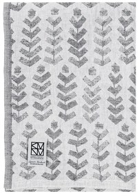 Lněný ručník Ruusu, šedý, Rozměry  95x180 cm
