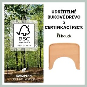 Hauck Pultík dřevěný k židličce Alpha+, Natural