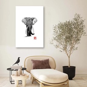 Gario Obraz na plátně Procházka se slony - Péchane Rozměry: 40 x 60 cm