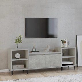 TV skříňka betonově šedá 160x35x55 cm kompozitní dřevo