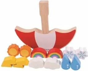 Bigjigs Toys Balanční hra Počasí / od 2 let