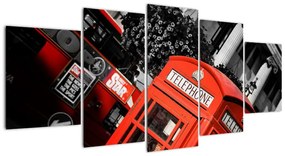 Londýnská telefonní budka - moderní obrazy