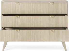 PSK Komoda NATURAL, Písková/Scandi 106 cm