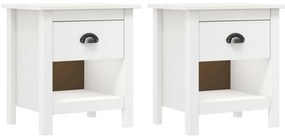 Noční stolky 2 ks Hill 46 x 35 x 49,5 cm masivní borové dřevo 288968