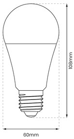 LED žárovka E27 neutrální 4000k 9w 920 lm stmívatelná
