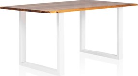 XXXLutz JÍDELNÍ STŮL, přírodní barvy, bílá, 200/100/75 cm MID.YOU - Jídelní stoly - 001769019805