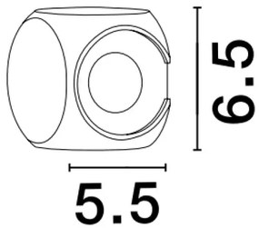 Venkovní LED svítidlo Zari B 55 černá