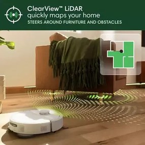 iRobot Roomba Plus 405 Combo + AutoWash dock bílá / Robotický vysavač
