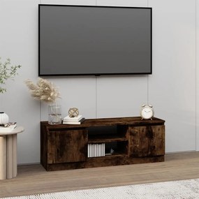 TV skříňka s dvířky kouřový dub 102 x 30 x 36 cm - Default Title