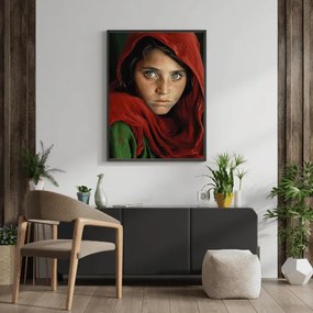 Afghánská dívka inspirace Steve McCurry
