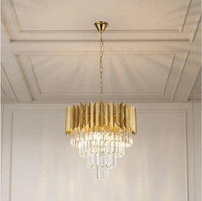 Brilagi - Lustr na řetězu CRISTAL 5xE14/40W/230V pr. 45 cm