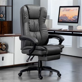 Kancelářská židle Vinsetto manažerská židle otočná židle zvedací s opěrkou hlavy ergonomická židle vibrační kancelářská židle s funkcí polohování mas…