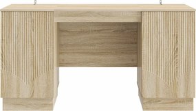 Stůl Dub sonoma 142,5 x 50 x 75 cm Kompozitní dřevo 3414623