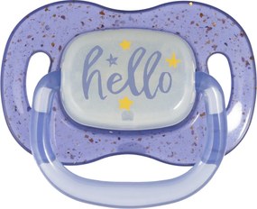Canpol babies Dudlík svítící silikonový symetrický NIGHTGLOW 0-6m 2ks kluk
