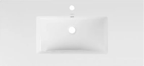 Mexen Atena vestavěné umyvadlo do desky 101 x 46 cm, bílá - 25011000