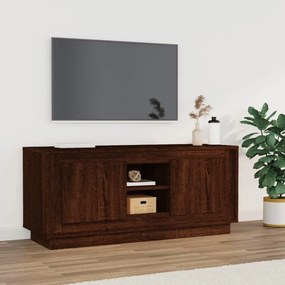 TV skříňka hnědý dub 102 x 35 x 45 cm kompozitní dřevo - Default Title