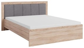 SMART sb | dvoulůžko postel SR6 | s úložným prostorem + rošt | 160x200 cm | sonoma/bílá