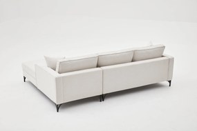 Hanah Home Rohová pohovka BERLIN krémová pravá 258 cm 825BLC2802