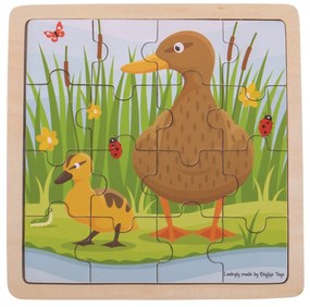 Bigjigs Toys puzzle Kačenka s káčátkem