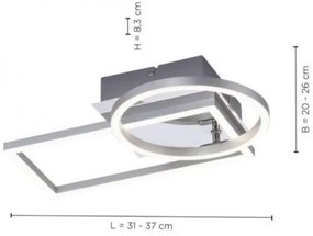Leuchten Direkt 14031-55 - LED Stropní svítidlo IVEN LED/18W/230V