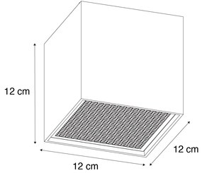 Designové bodové světlo zlaté - Box Honey