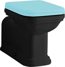 Sapho Kerasan Waldorf - WC kombi mísa, vario odpad, matná černá 411631