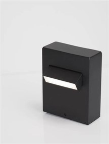NV 9020925 Venkovní sloupkové svítidlo ZELDA černý hliník a akrylový difuzor proti oslnění LED 6W 3000K 100-240V IP65 - NOVA LUCE