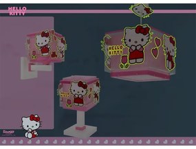 Dalber 73262 - Dětský lustr HELLO KITTY 1xE27/15W/230V růžová