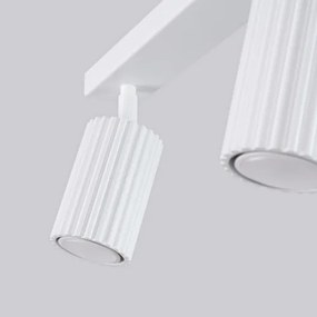 Stropní svítidlo SOLLUX KARBON 4L bílá GU10 4x10W bez žárovek SL.1546