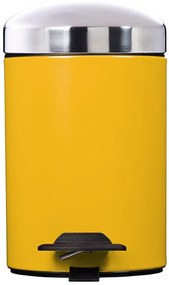 Rossignol SAS Pedálový odpadkový koš Rossignol Bonny 91008, 3 L, žlutý RAL 1012