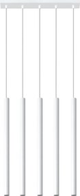Sollux Lighting Závěsné svítidlo PASTELO 5 bílé
